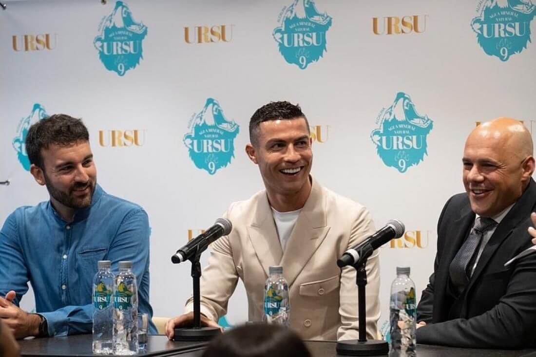 URSU, Cristiano Ronaldo's latest project - URSU - Agua mineral natural ...